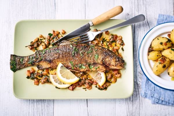 Recette Truite au bleu